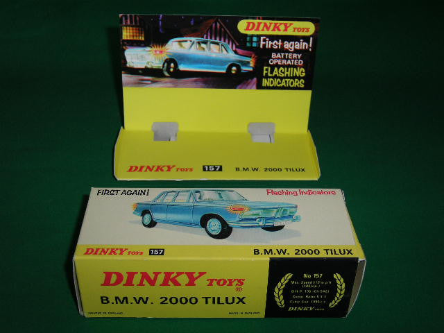 Dinky Toys #157 B. M. W. 2000 Tilux. – DRRB Reproduction Boxes