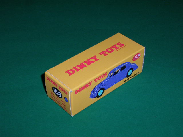 Dinky Toys #158 (# 40a) Riley Saloon. – DRRB Reproduction Boxes