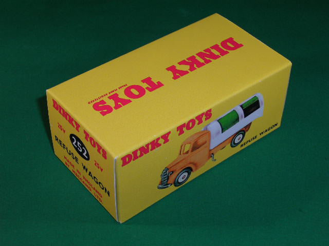 Dinky Toys #252 (#25v) Bedford Refuse Wagon. – DRRB Reproduction Boxes
