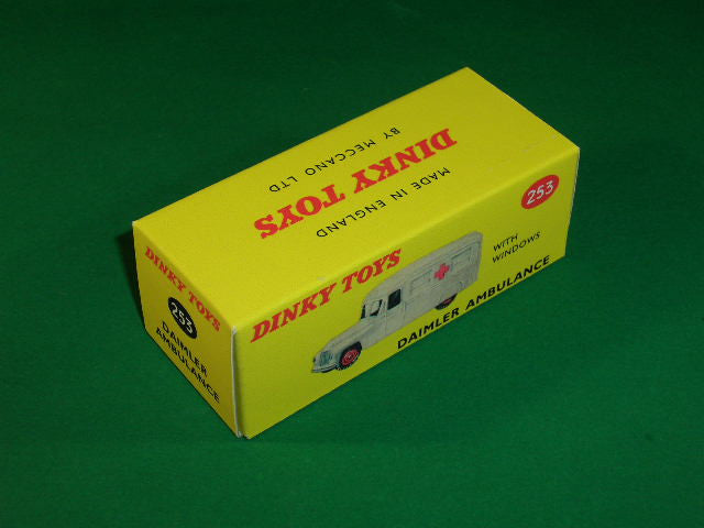 Dinky Toys #253 (# 30h) Daimler Ambulance. – DRRB Reproduction Boxes