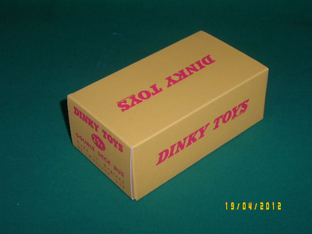 Dinky Toys #290 (#29c) Double Decker Bus. – DRRB Reproduction Boxes