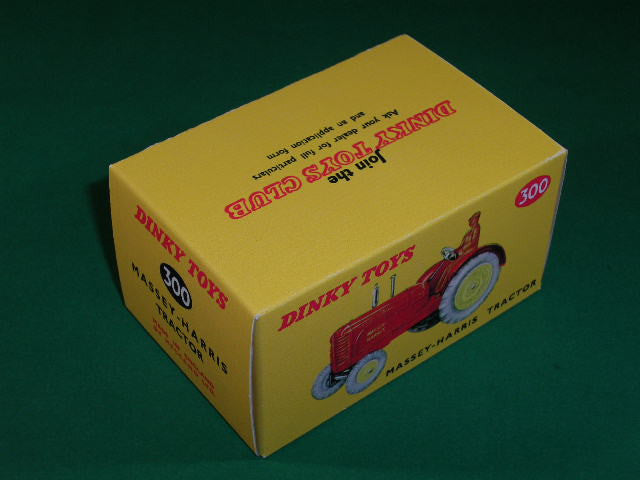 Dinky Toys #300 (# 27a) Massey - Harris Tractor. – DRRB Reproduction Boxes