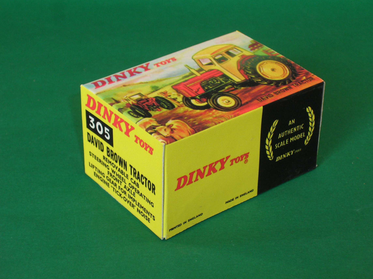 Dinky Toys #305 David Brown Tractor. – DRRB Reproduction Boxes