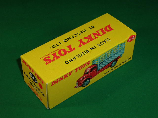 Dinky Toys #343 (#30n) Farm Produce Wagon. – DRRB Reproduction Boxes