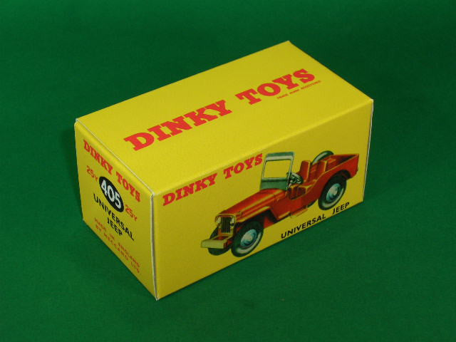 Dinky Toys #405 (# 25y) Universal Jeep. – DRRB Reproduction Boxes