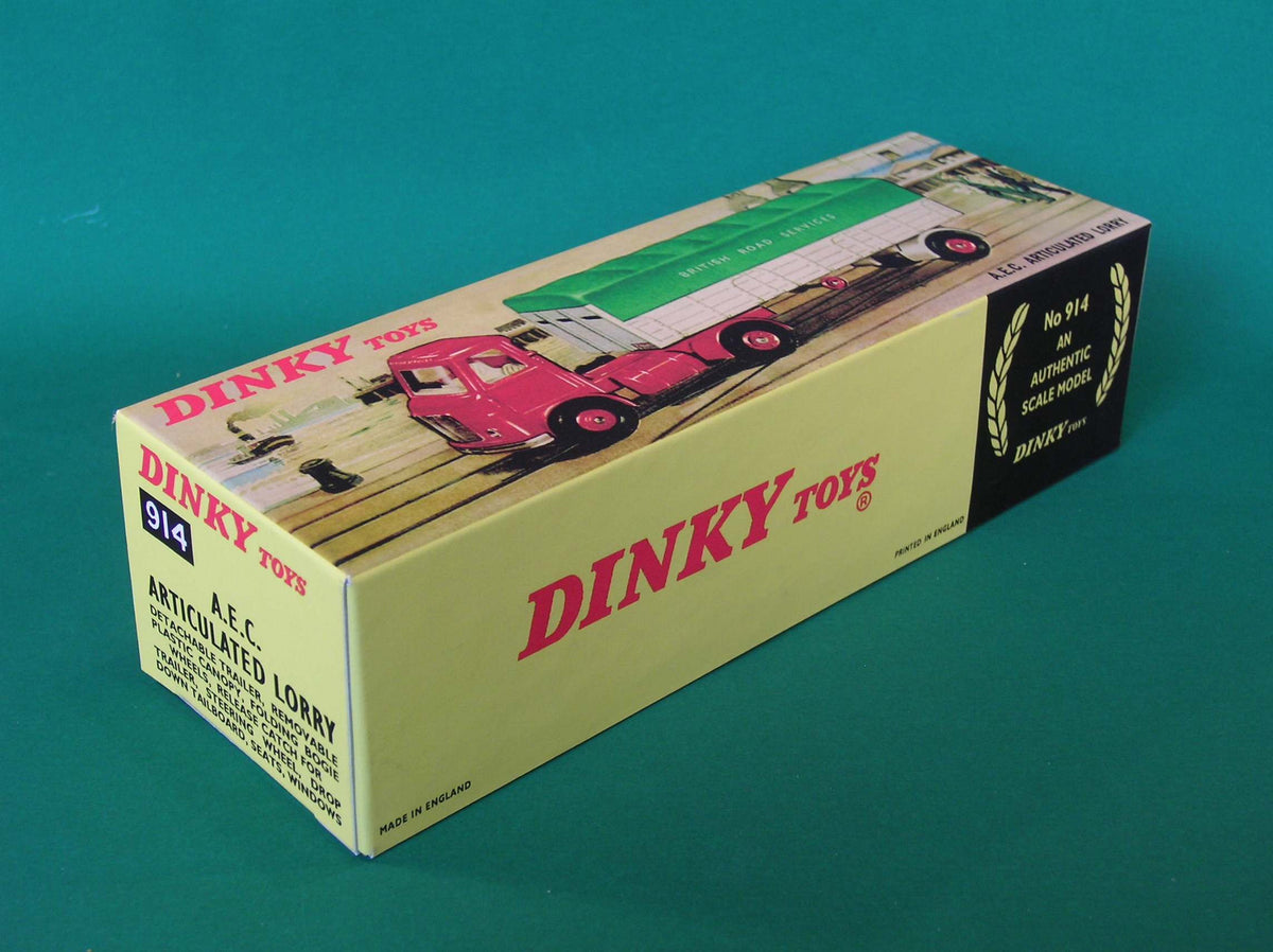 Dinky Toys #914 A. E. C. Articulated Lorry - B.R.S. – DRRB Reproduction ...