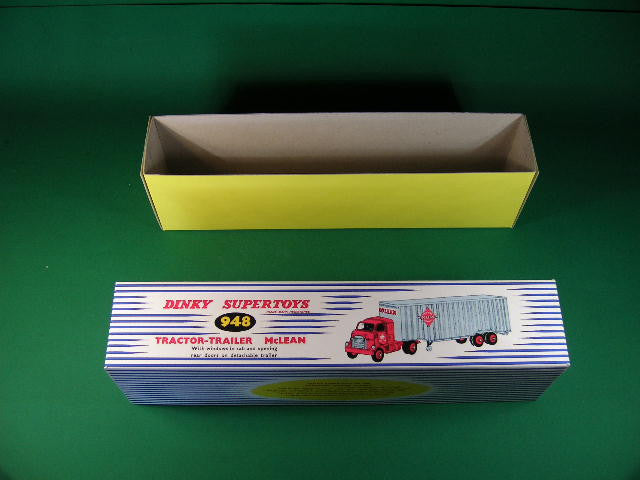 Dinky Toys #948 Tractor - Trailer McLean. – DRRB Reproduction Boxes