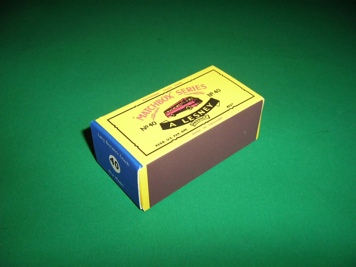 Matchbox 1-75 Regular Wheels #40b Long Distance Coach - Leyland Tiger ...