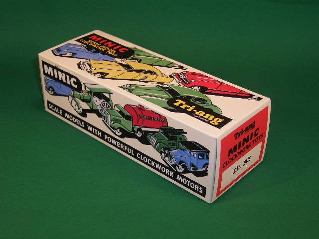 Tri-ang Minic #52M Single Decker Bus - Clockwork. – DRRB Reproduction Boxes